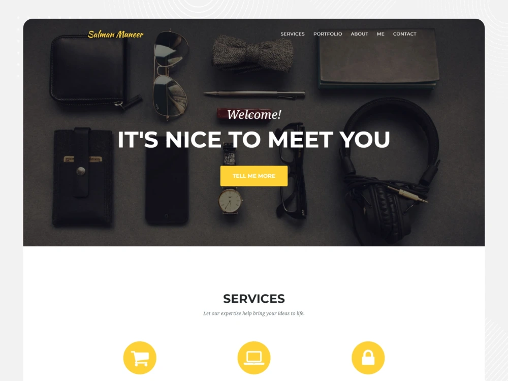 A premium website design | Upwork