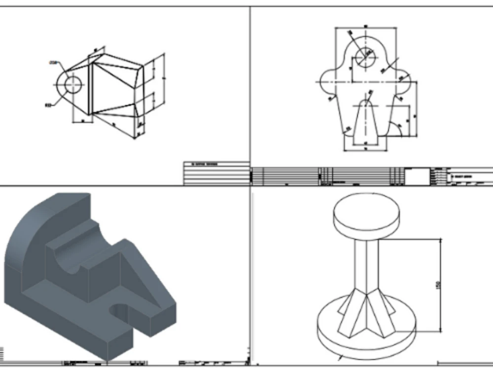 2D & 3D Mechanical Drawings in Auto-CAD, Inventor | Upwork