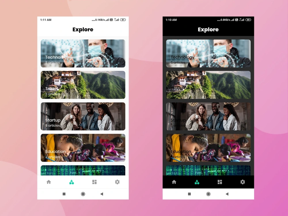 News App Using Flutter For Android Ios Upwork