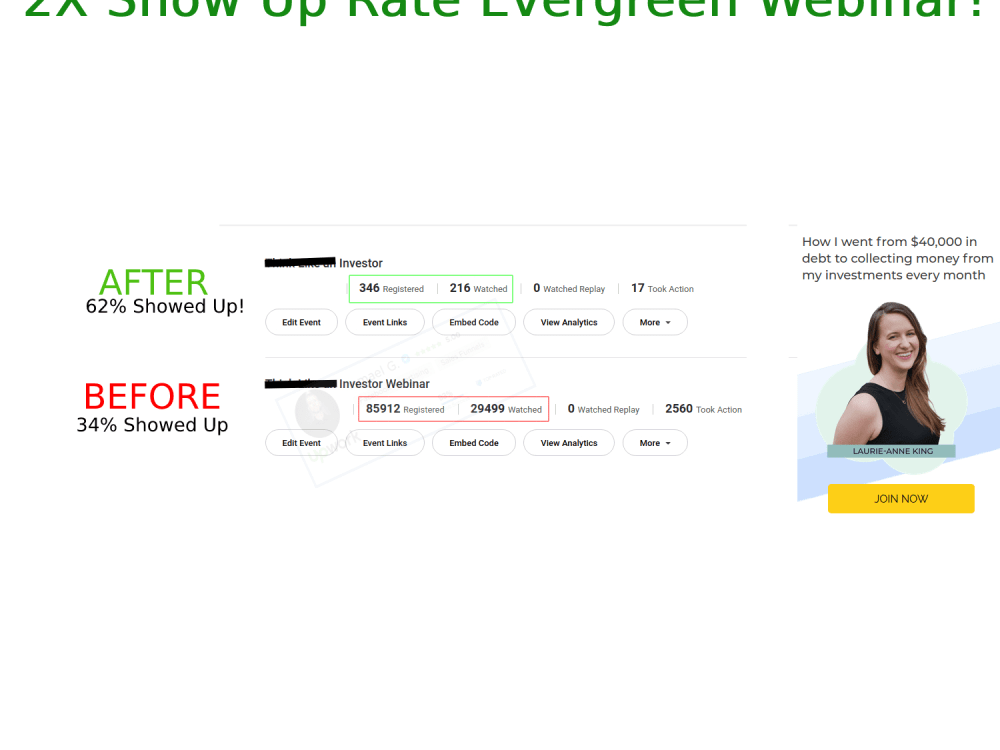 Conversion Rate Optimization For Webinar (Ads/Optin/Slides/Script/Checkout) | Upwork