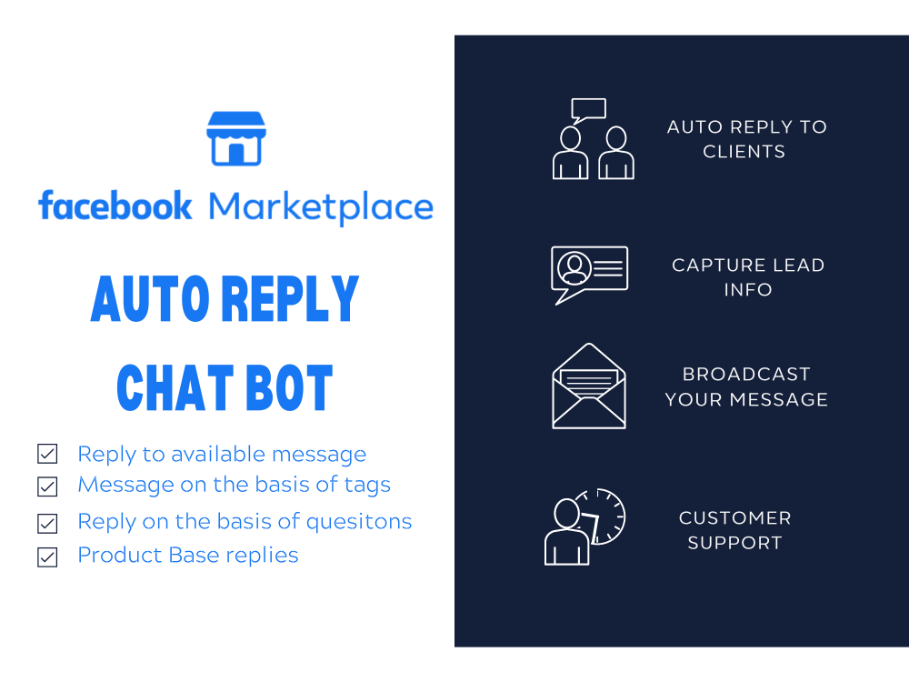 Facebook Marketplace Auto Replying Chat bot | Upwork