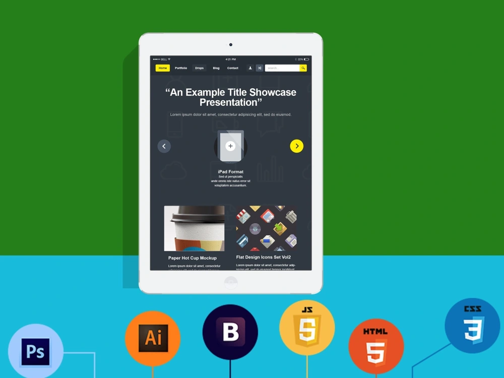 Psd Convert To Html5css3 And Bootstrap5 Upwork 2277