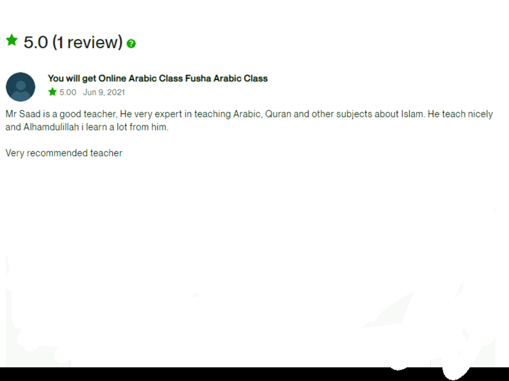 Online Arabic Class Fusha Arabic Class Modern Standard Arabic | Upwork