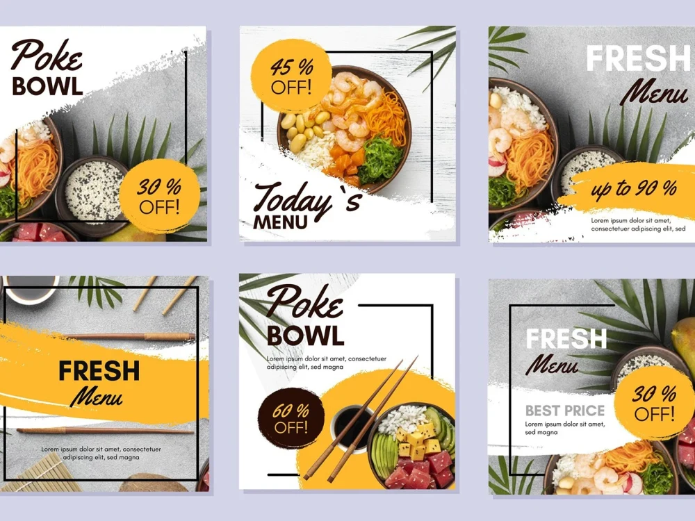40 beautiful social media posts designs | Upwork