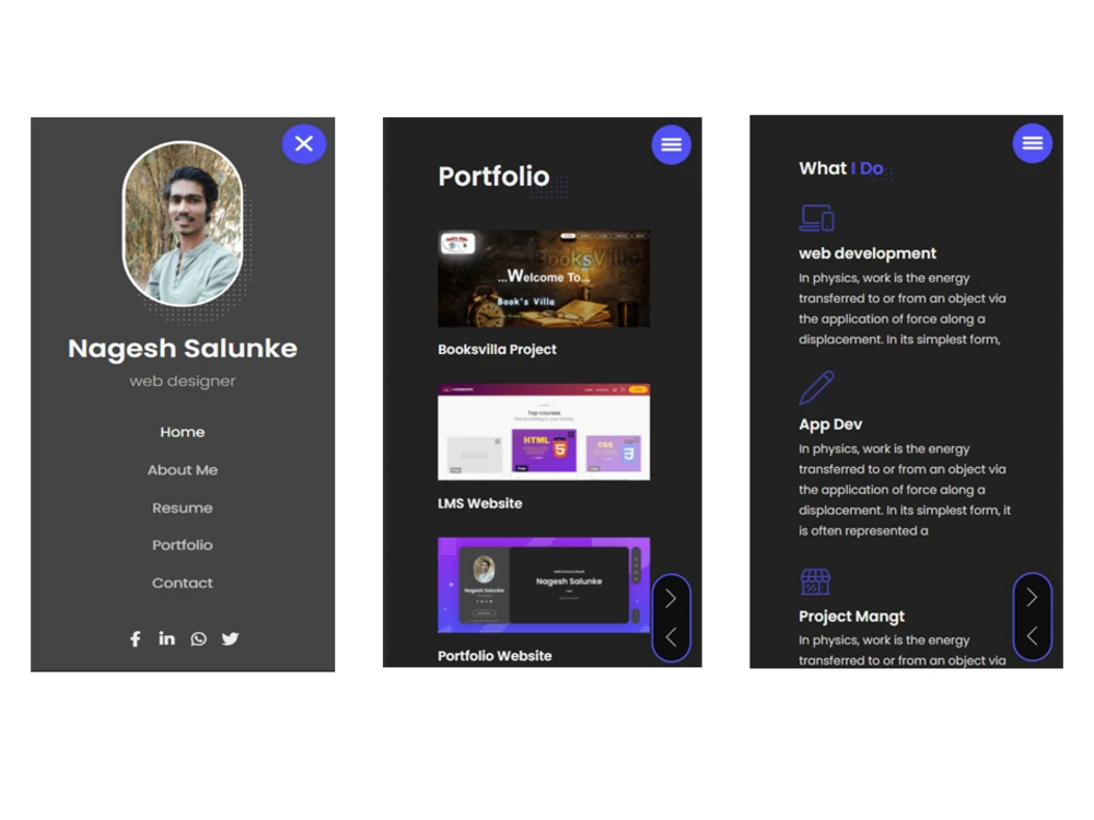 An amazing Personal Portfolio Website with Admin Dashbord | Upwork
