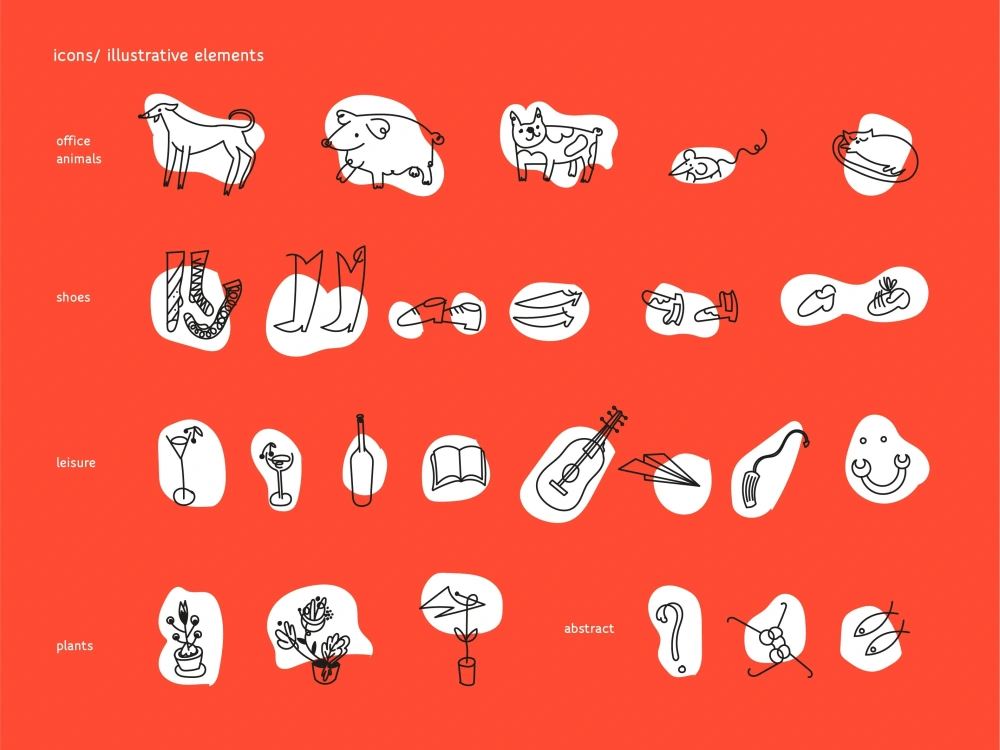 20 custom crafted icons for your brand | Upwork