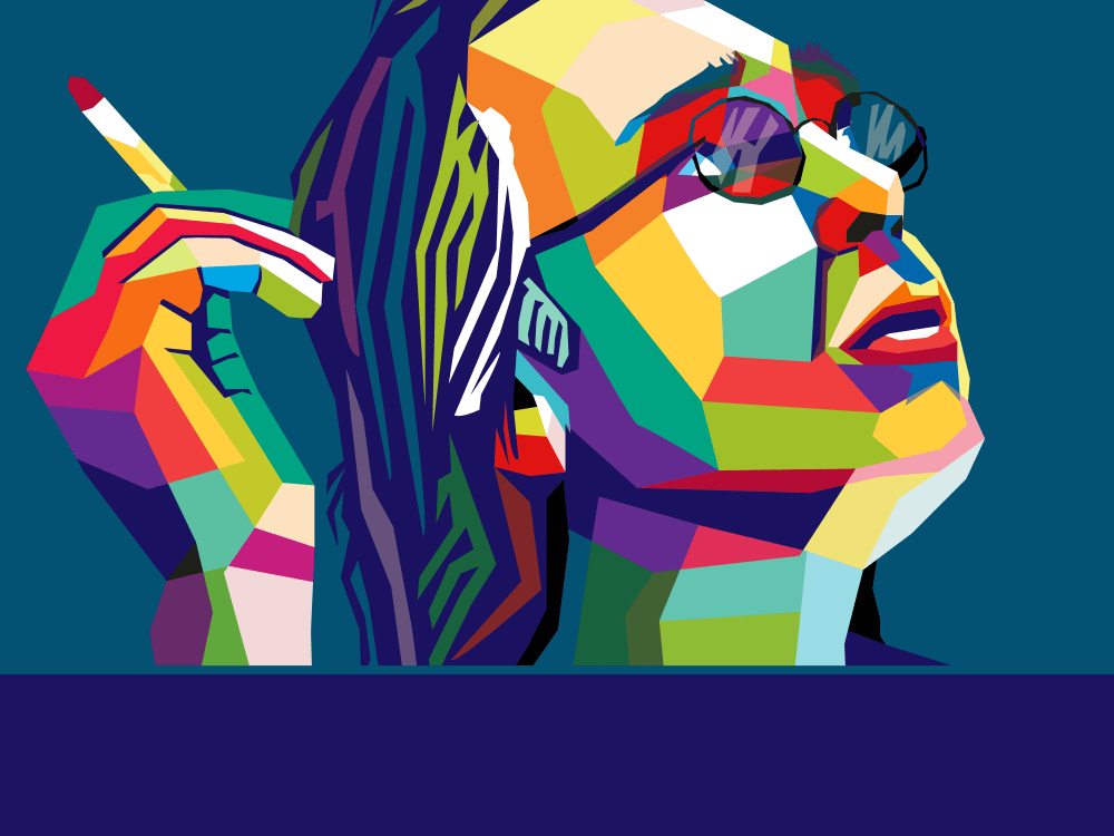 Pop Color WPAP Portrait | Upwork
