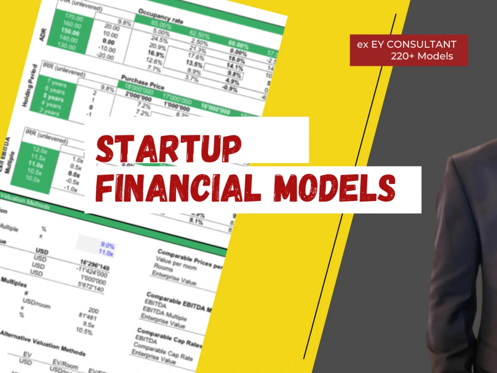 A dynamic financial model & business valuation | Upwork