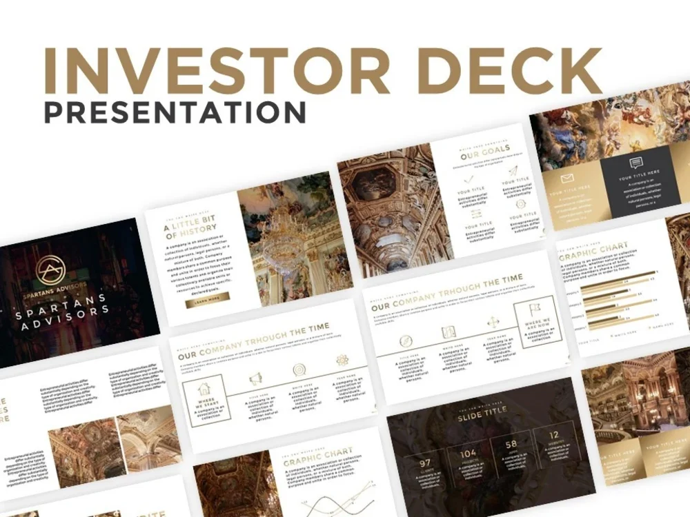 A unique, modern and fully editable investor pitch deck | Upwork