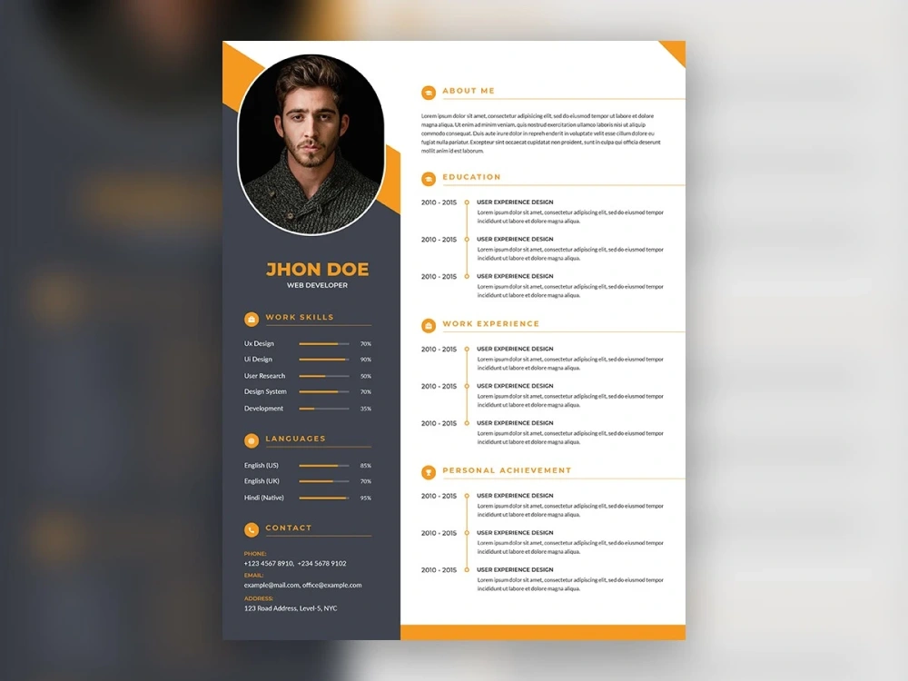 A Resume professional CV & Resume design | Upwork