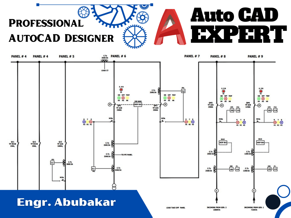 Electrical Layout, SLD, Schematics and BOM | Upwork