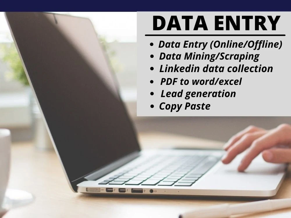 Any kind of data entry, data mining, data collection, copy paste job ...