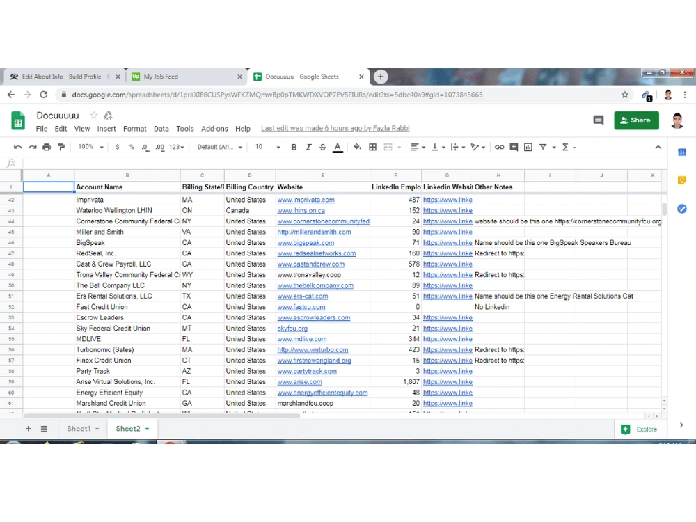 Any kind of data entry, data mining, data collection, copy paste job | Upwork