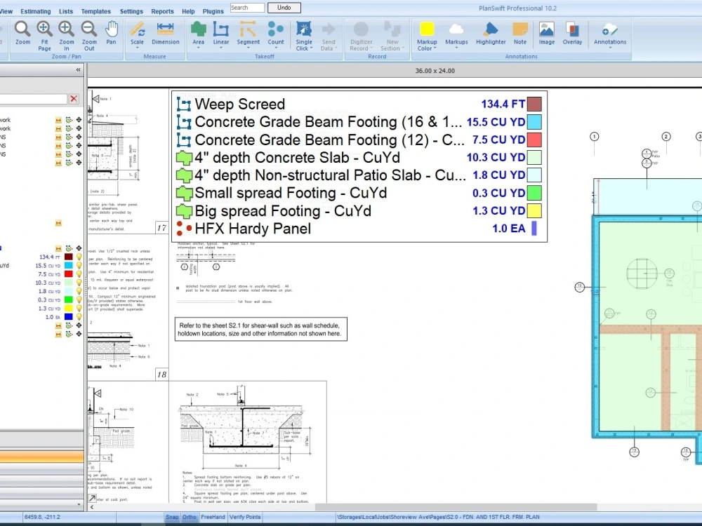 Construction Material take-off: Quantity list and PDF take-off. | Upwork