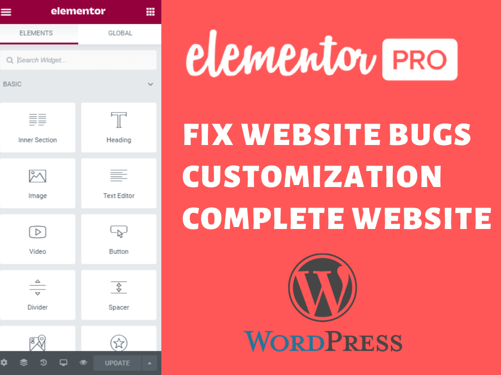 Elementor Pro Wordpress bug fixing | Upwork Elementor Pro Wordpress bug fixing | Upwork