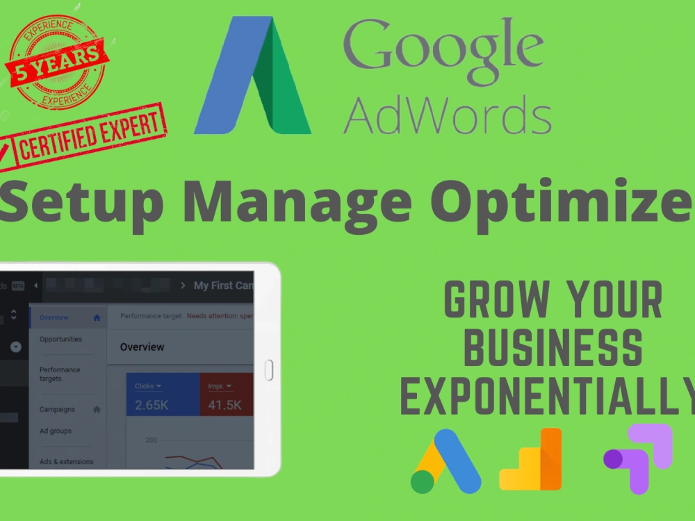 Google adwords display, ppc and search ads campaign | Upwork