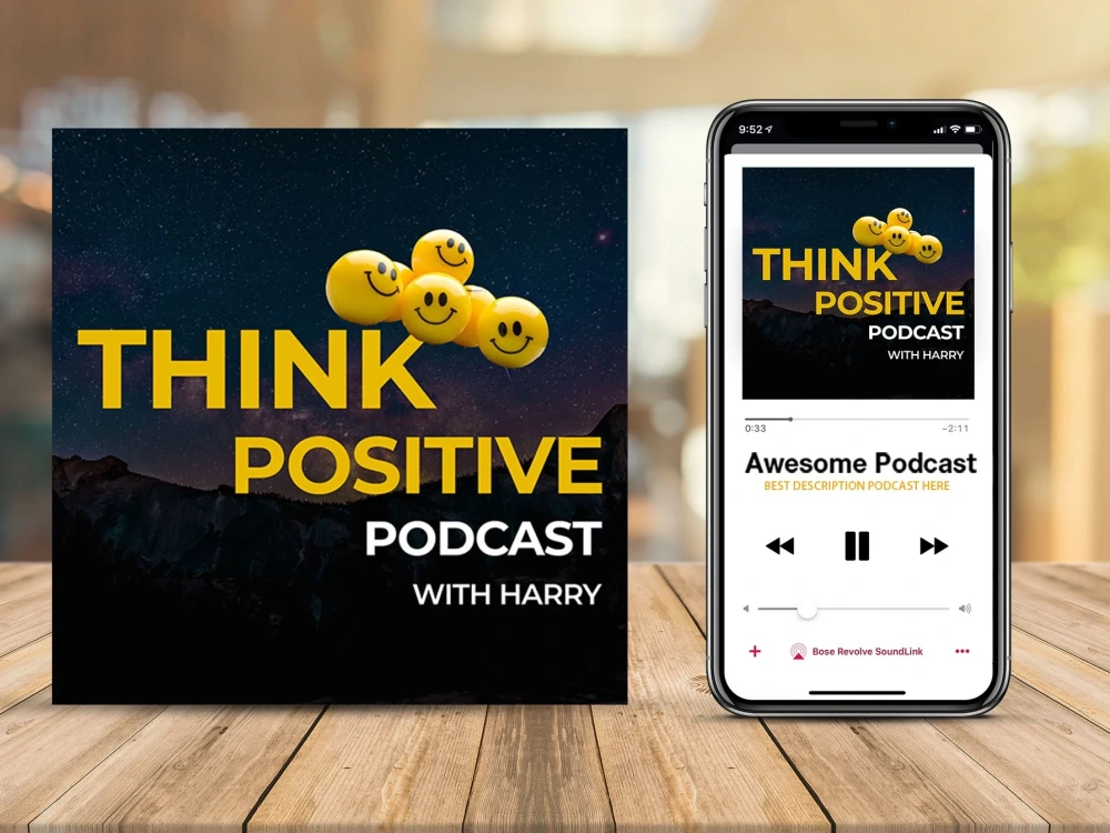A professional podcast cover art and podcast logo | Upwork