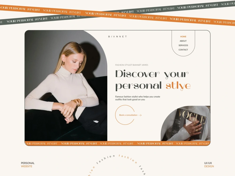 A unique and elegant design for your landing page | Upwork
