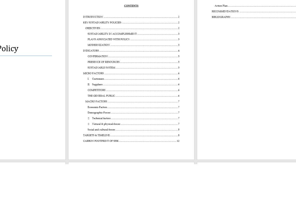 Well researched report on Environment & SDGs | Upwork
