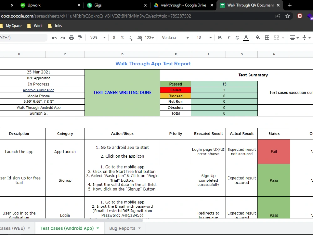Manual test with E2E User Experience for your Android/IOS application ...