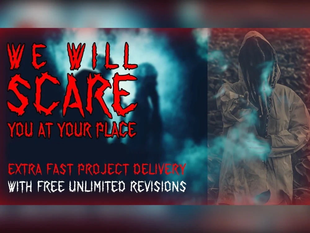 Horror scary creepy screaming ghost cinematic video | Upwork