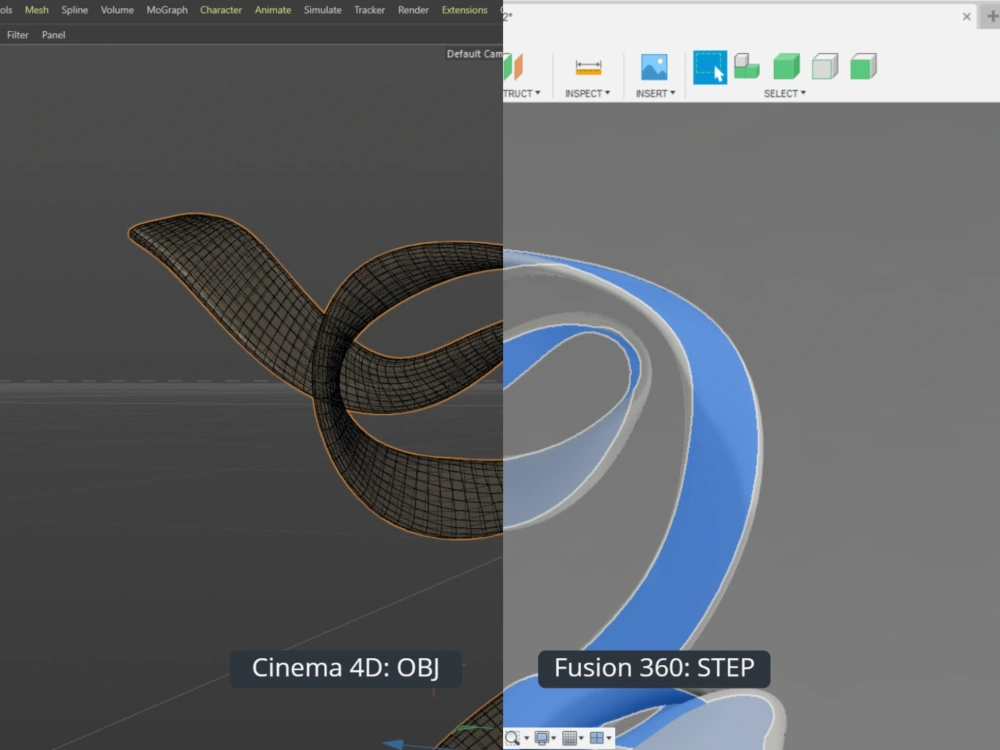STEP (CAD) files from OBJ, STL or FBX files | Upwork