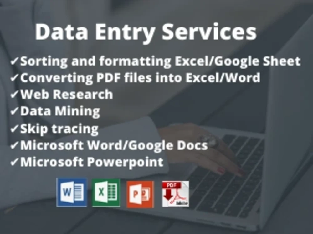 An accurate and affordable data entry services | Upwork