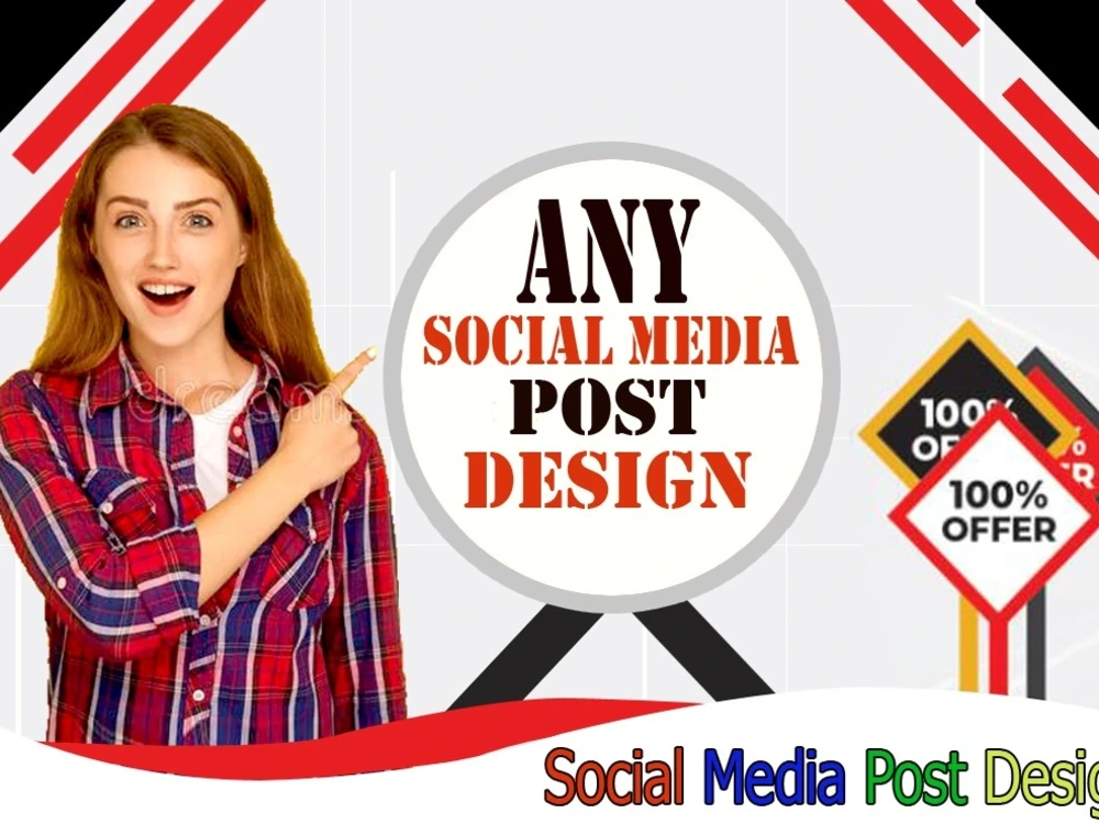 Social media post designer for any social media | Upwork