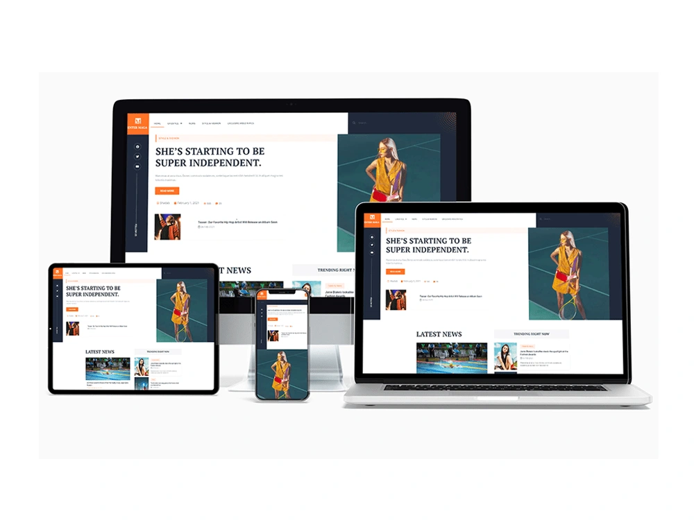 A professional responsive Blog Website. | Upwork