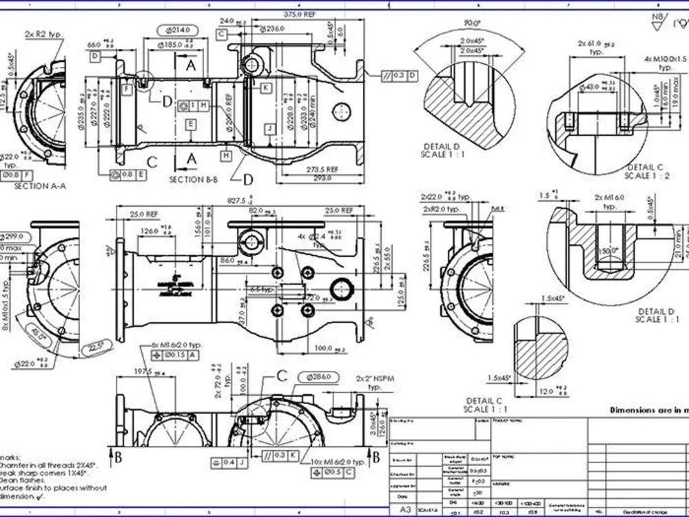 Detailed Manufacturing drawings for your product | Upwork