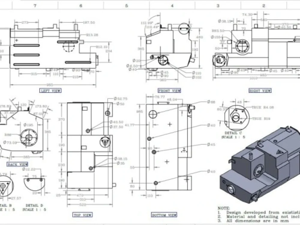 Detailed Manufacturing drawings for your product | Upwork