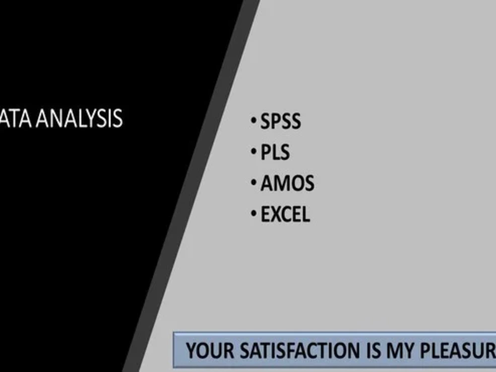 Detailed results of data analysis (SPSS, AMOS, PLS) | Upwork