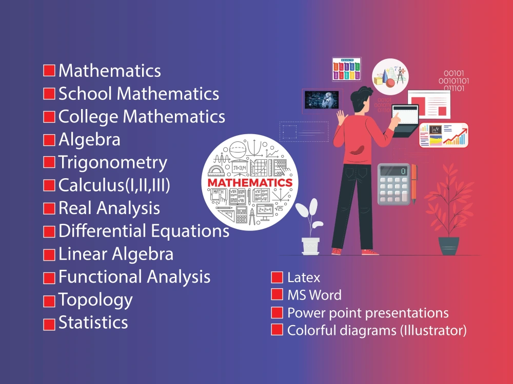 Tutoring of Pre Calculus | Trigonometry | Calculus 1 | Linear Algbera ...