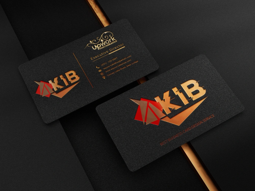 Professional luxury , modern business card design | Upwork
