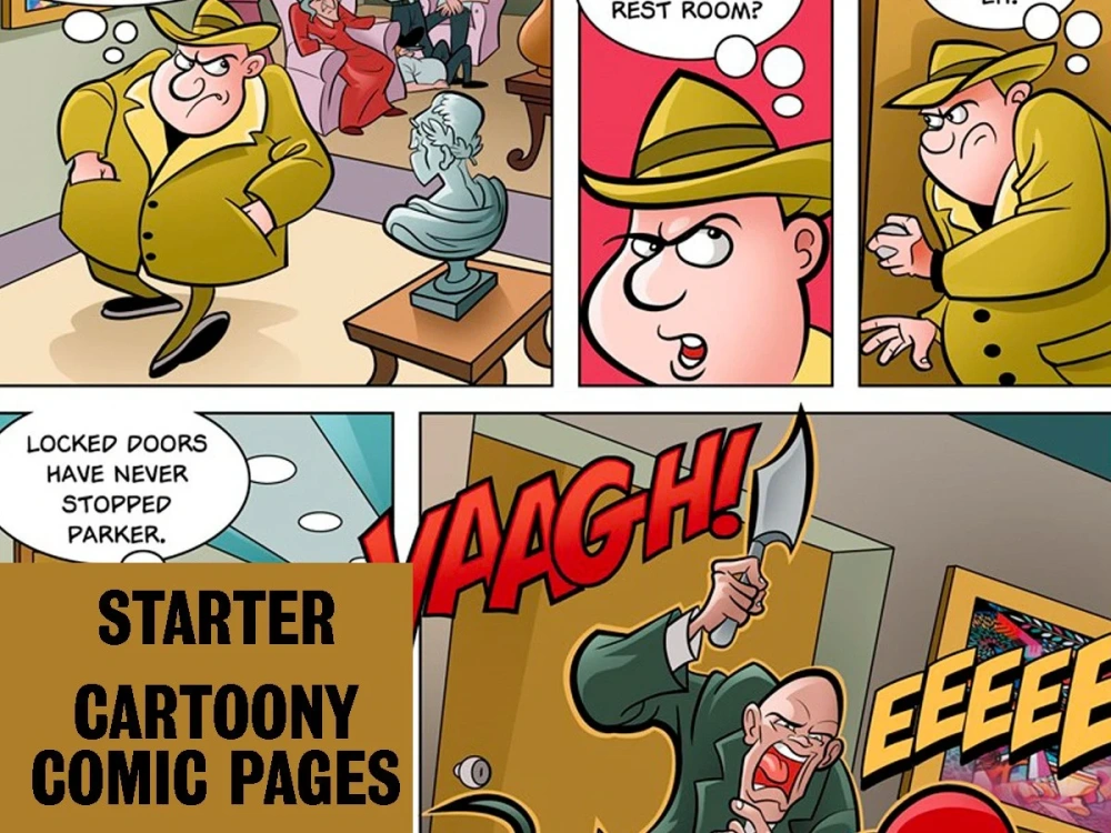 Superbly illustrated comic strips & pages - cartoony, realistic or ... Superbly illustrated comic strips & pages - cartoony, realistic or ...