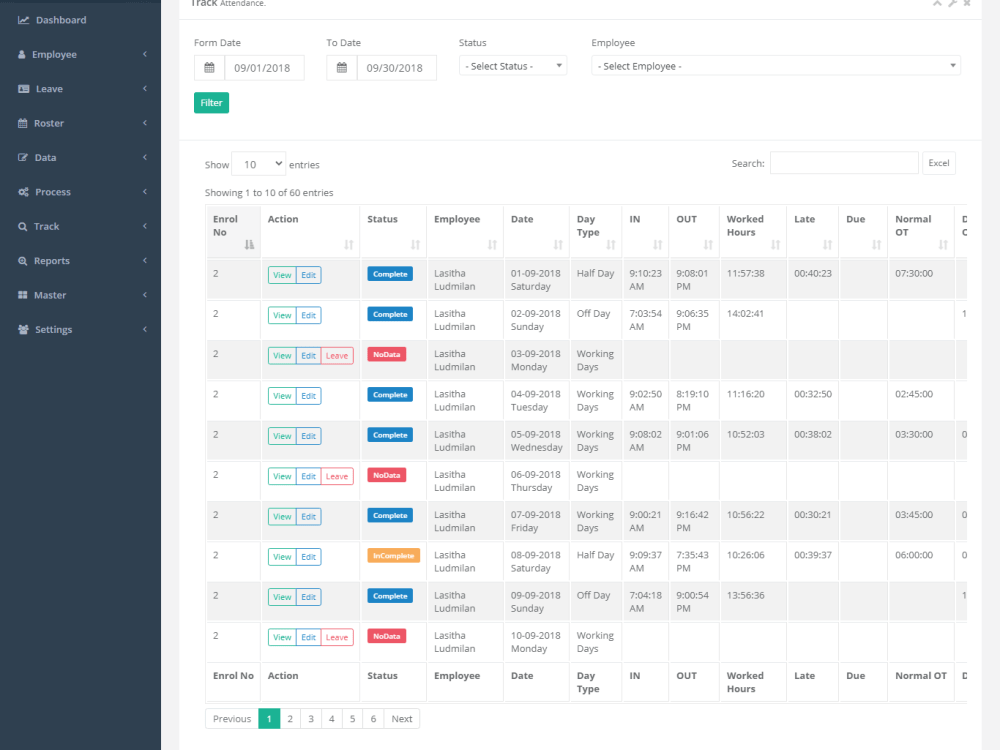 An amazing Attendance Management Web System ASP.NET MVC5 for your ...