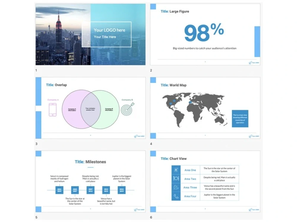 An impactful, eye-catching presentation design | PowerPoint & Google ...