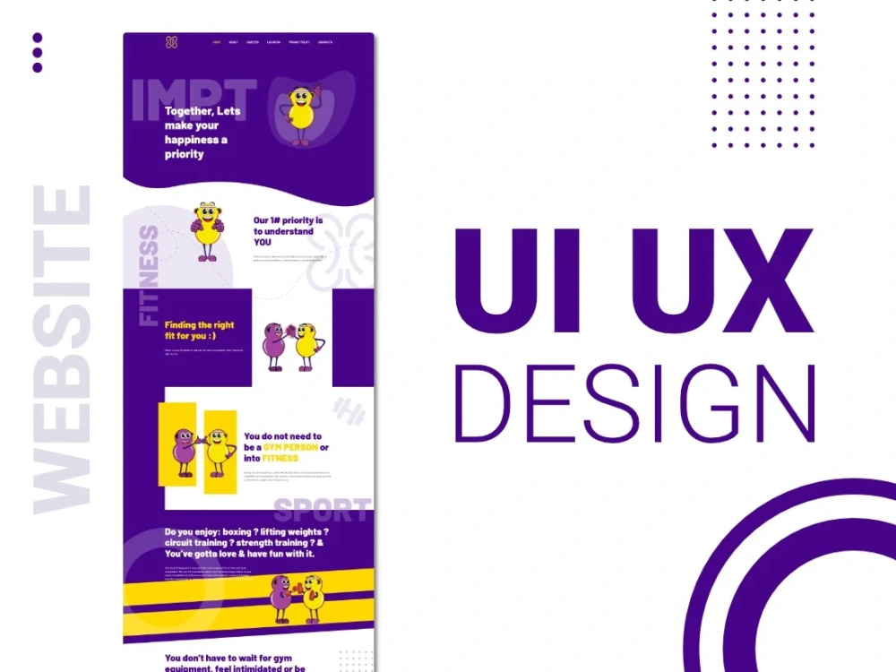 Website UI UX design or mobile app UI UX design in jpeg and adobe XD ...