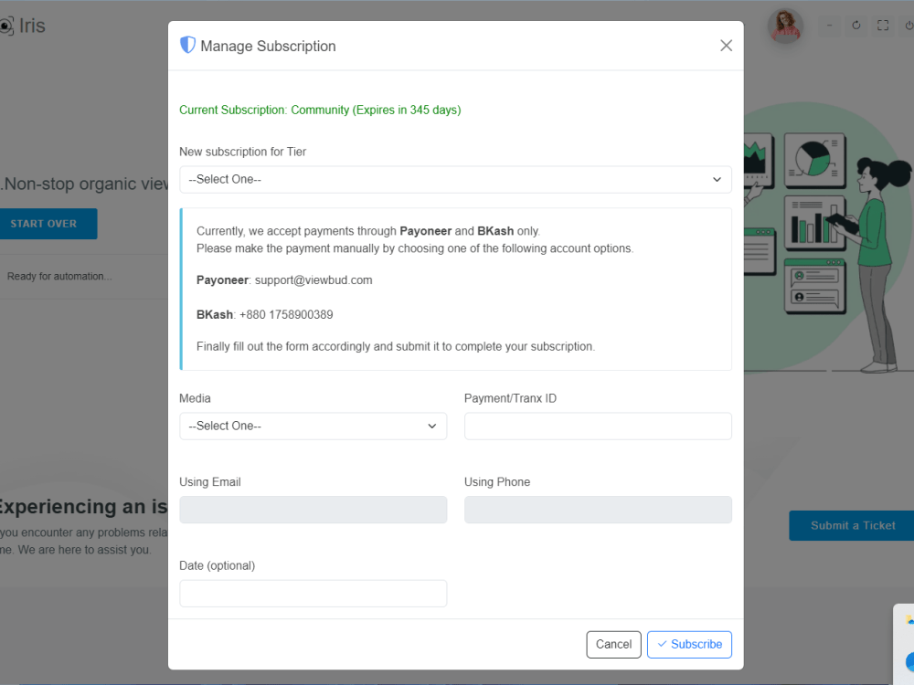 Viewbot for YT, Tiktok | Upwork
