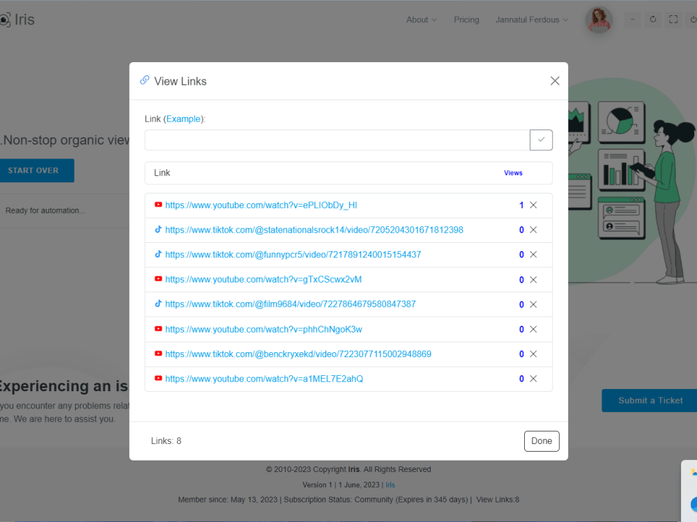 Viewbot for YT, Tiktok | Upwork