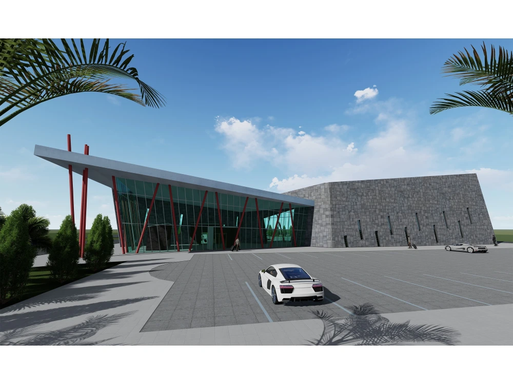 A complex 3D building model & photo-realistic render (4k) | Upwork