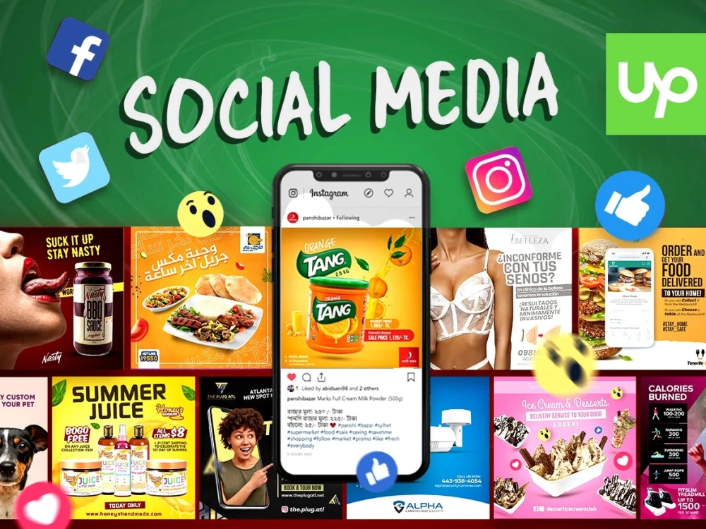 Professional Social Media Post, Poster, Facebook, Instagram ads | Upwork