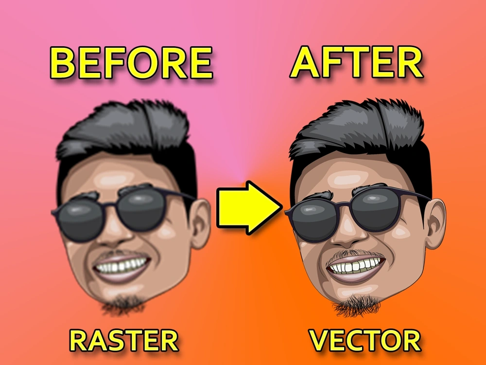 Raster to vector conversion | Upwork