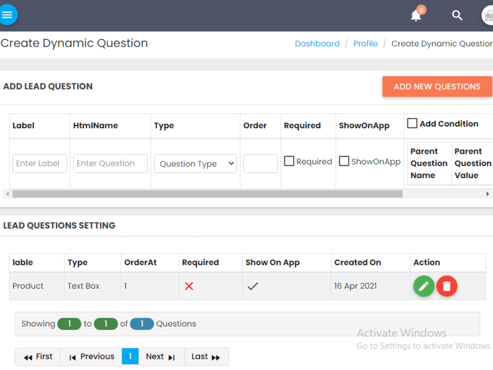 A CRM software developed in .NET stack. | Upwork