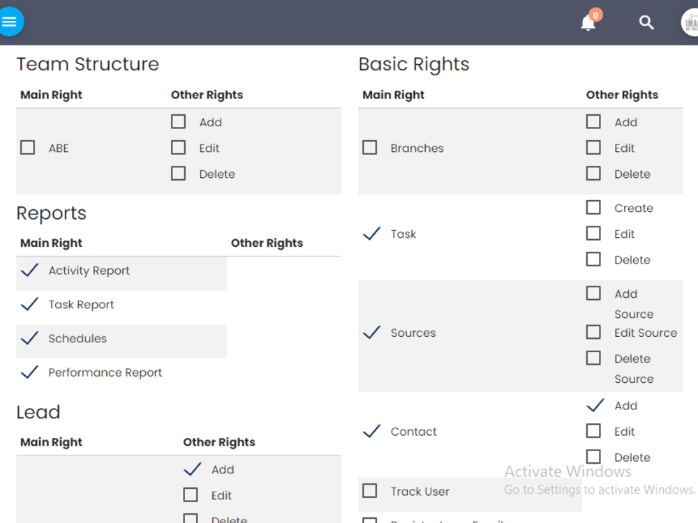 A CRM software developed in .NET stack. | Upwork