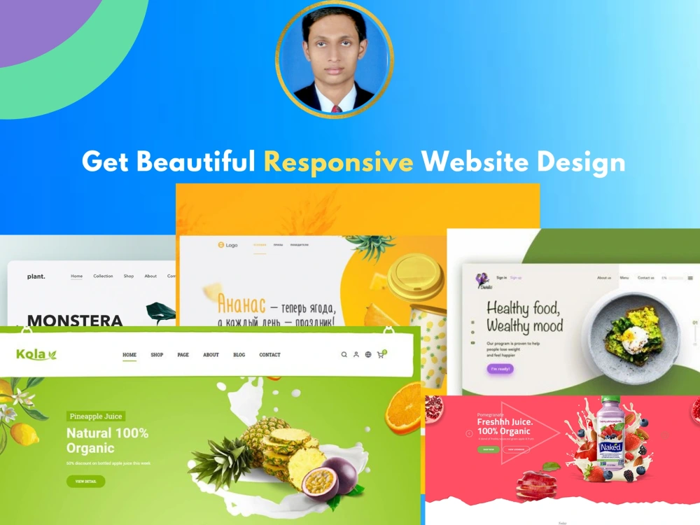 Beautiful responsive website design | Upwork