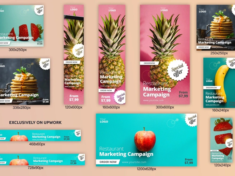 Professional Web banner Ads within 24 HOURS! | Upwork