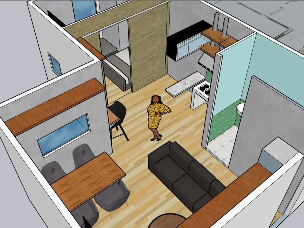 A fast and detailed AutoCAD and Sketchup 3D of your desired project ...