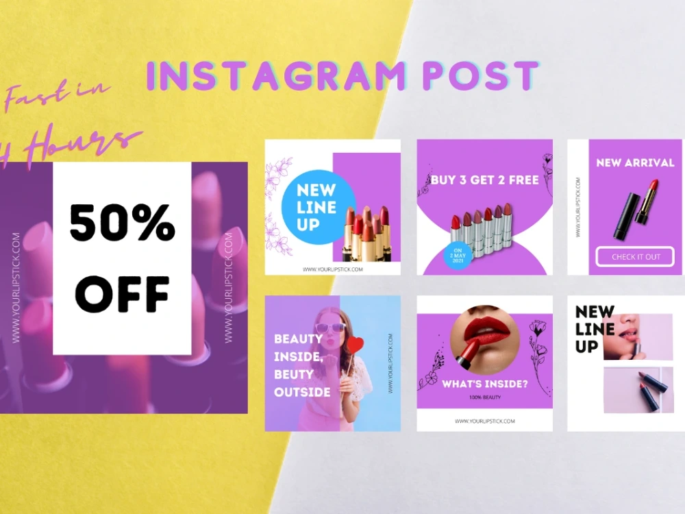 A clean and professional instagram post | Upwork