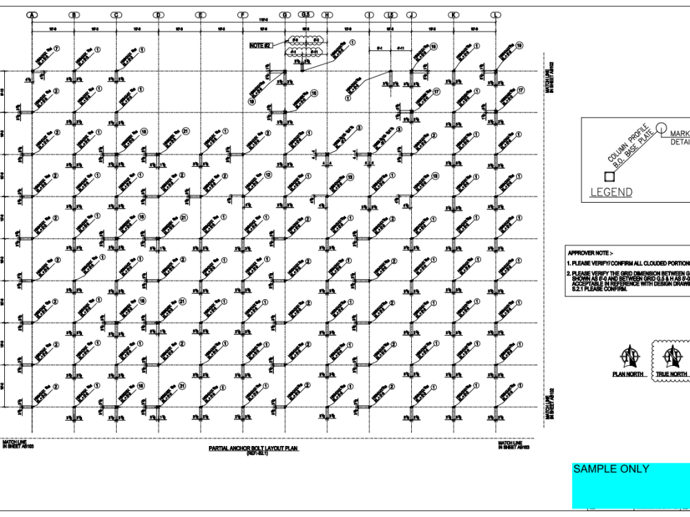 Set of shop and erection drawings adhere to code standards using Tekla ...